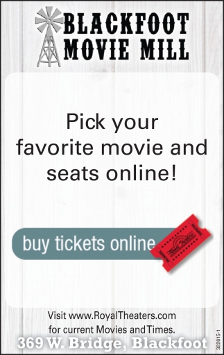 Pick Your Favorite Movie and Seats Online!, Blackfoot Movie Mill