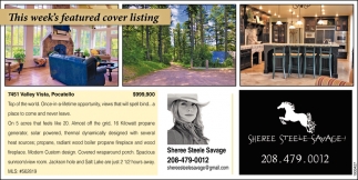 This Week's Featured Cover Listing, Sheree Steele Savage, Pocatello, ID