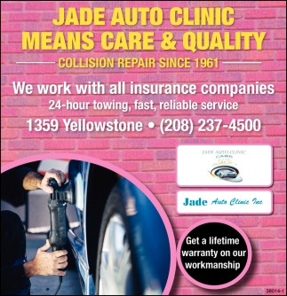 Collision Repair, Jade Auto Clinic